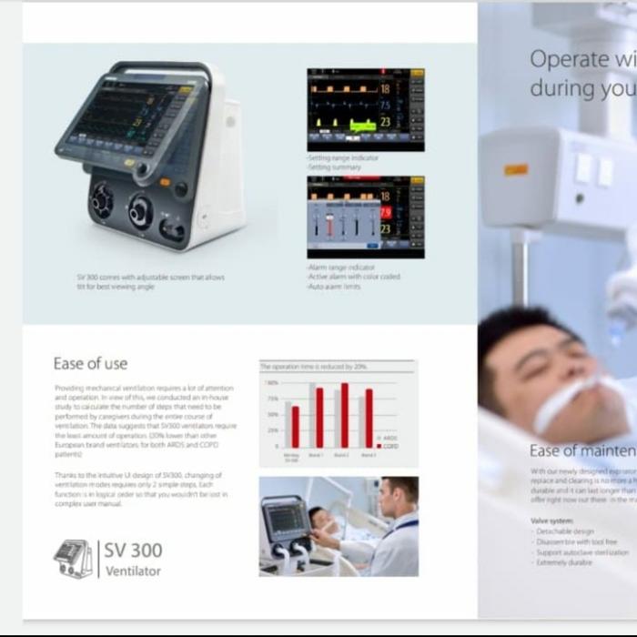Jual ventilator sv 300 mindray / ventilator SV 300 mindray ventilator ...