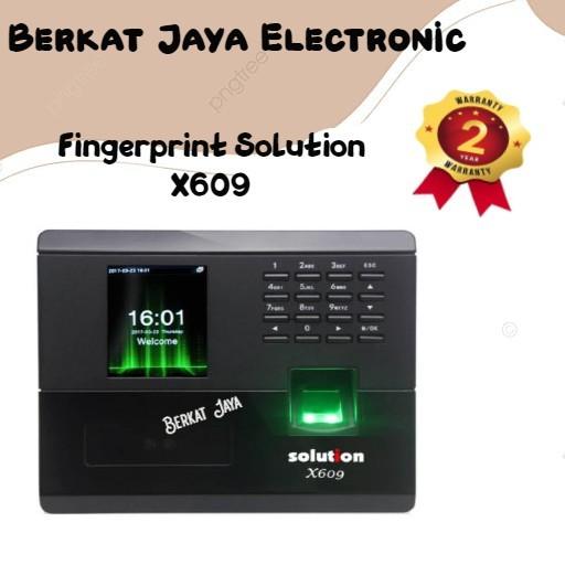 Jual fingerprint solution X609 Mesin Absen Fingerprint & Face - Jakarta ...