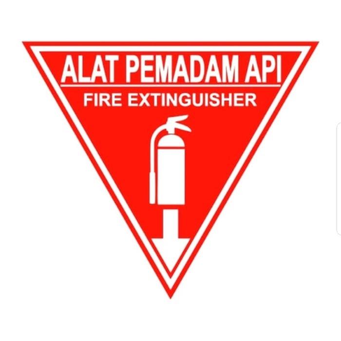 Jual STICKER SIGN LABEL SEGITIGA APAR ALAT PEMADAM MERAH 35CM - Jakarta ...