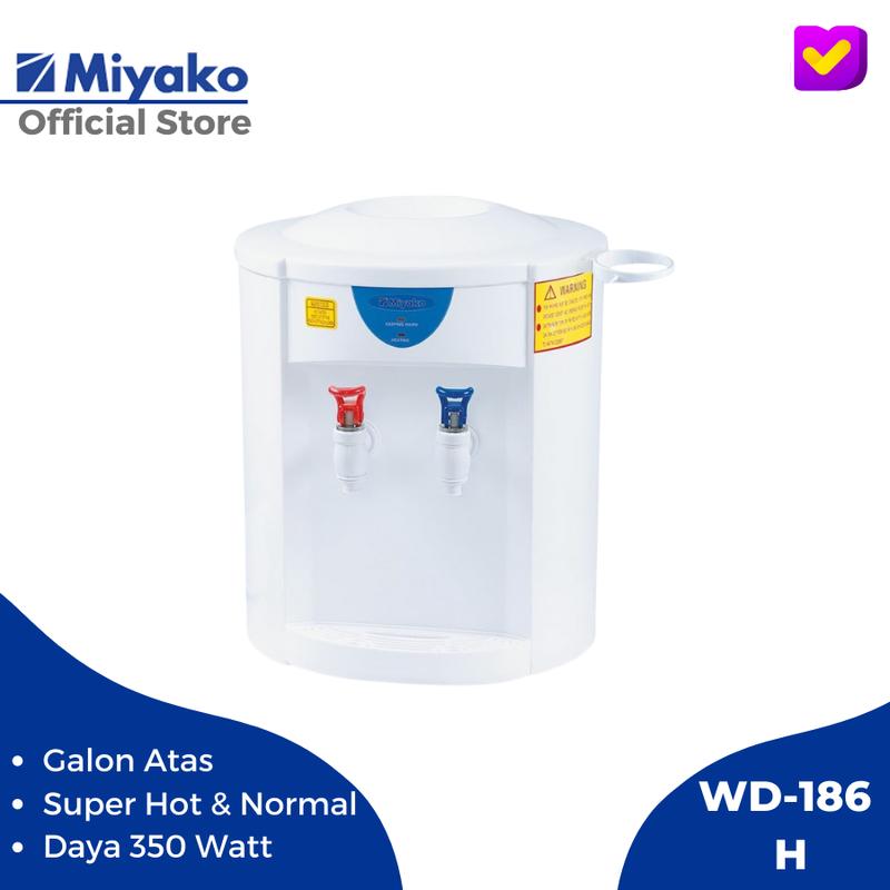 Miyako Water Dispenser Hot Normal WD-186 H - Shop | Tokopedia