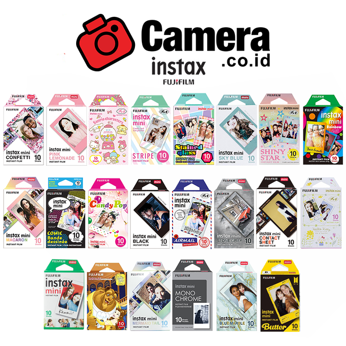 Promo Fujifilm Instax Paper Single Pack /paper instax - Contact Sheet ...