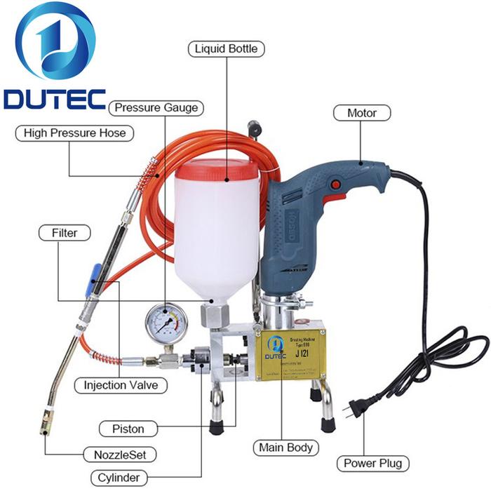 Jual DUTEC Mesin Injeksi PU Beton / Alat Suntik Beton /Type J-121 ...