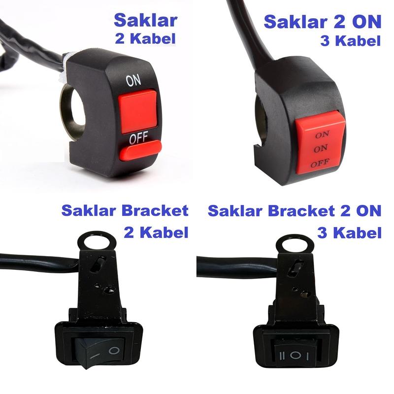 Saklar / Power Switch On Off Lampu Motor Stang Outdoor - Shop | Tokopedia