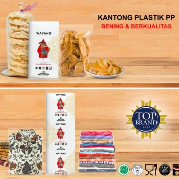 Jual Plastik PP bening Wayang kantong kemasan isi 500gram - wayang ...
