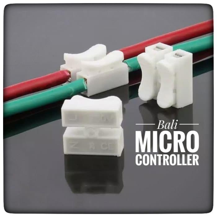 CH2 Quick Connector 2 Wire Spring Terminal Sambungan Kabel Listrik 2P ...