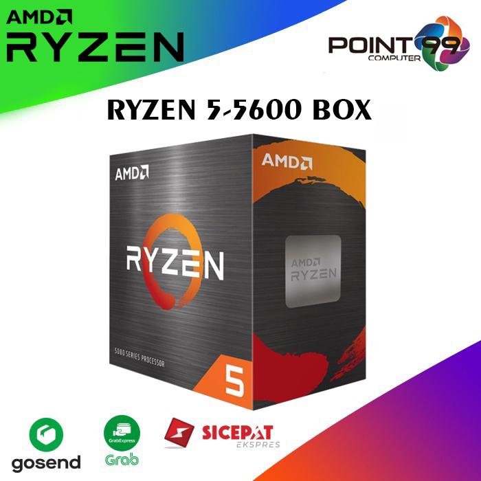 Jual AMD Processor RYZEN 5 - 5600 BOX RYZEN5 6Core 12Threads 65W AM4 ...