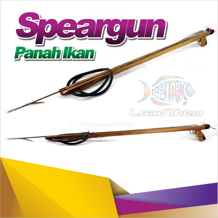 Jual Speargun Panah Ikan spearfishing holo style (RlFFE) Teak wood Jati ...