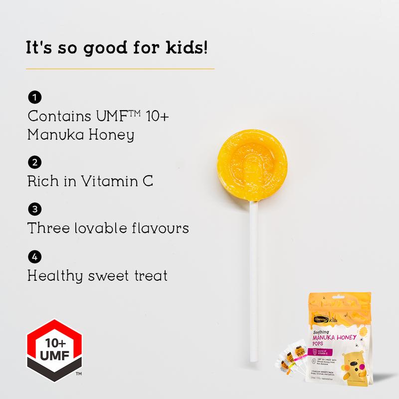 Comvita Kids Soothing Pops with UMF 10+ Manuka Honey Permen Madu Anak ...