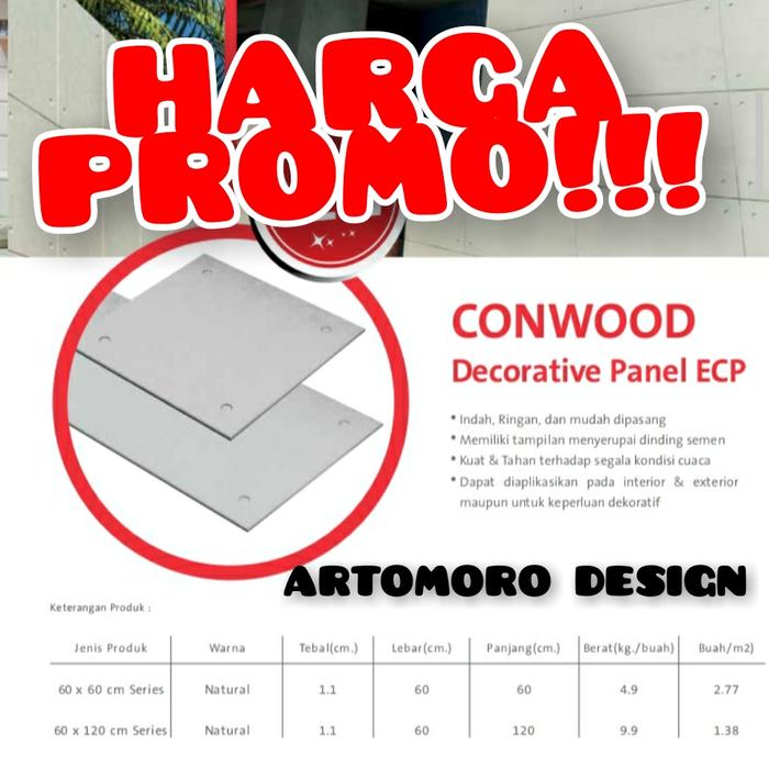 Jual CONWOOD DECORATIVE PANEL ECP - ECP 60x60cm - Jakarta Selatan ...