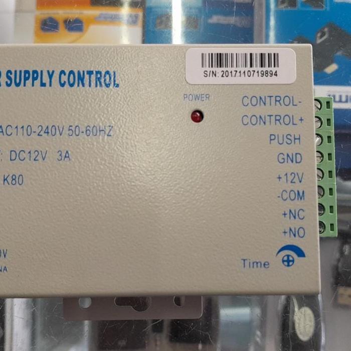 Jual Power Supply Adaptor trafo Door Access Control 12V 3A EM lock 12 v ...