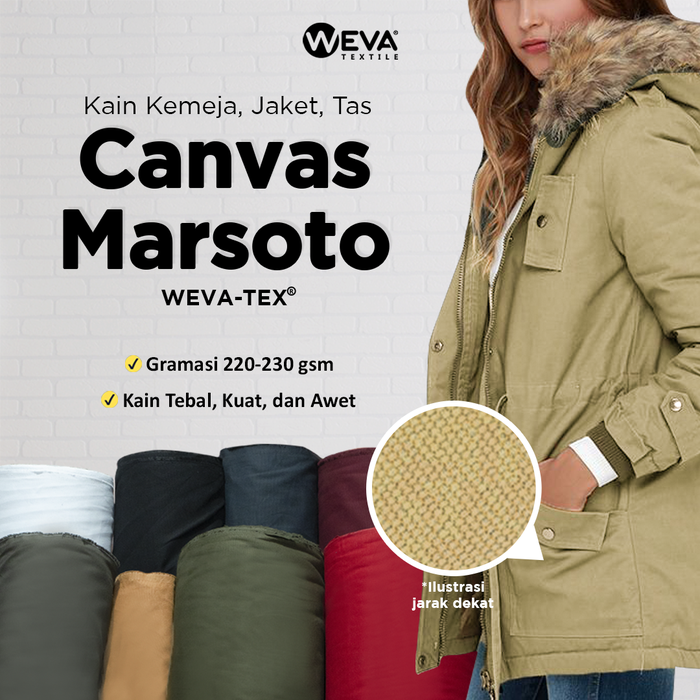 Jual Kanvas Marsoto Bahan Kain Tas Goodiebag Jaket Kain Canvas Murah ...