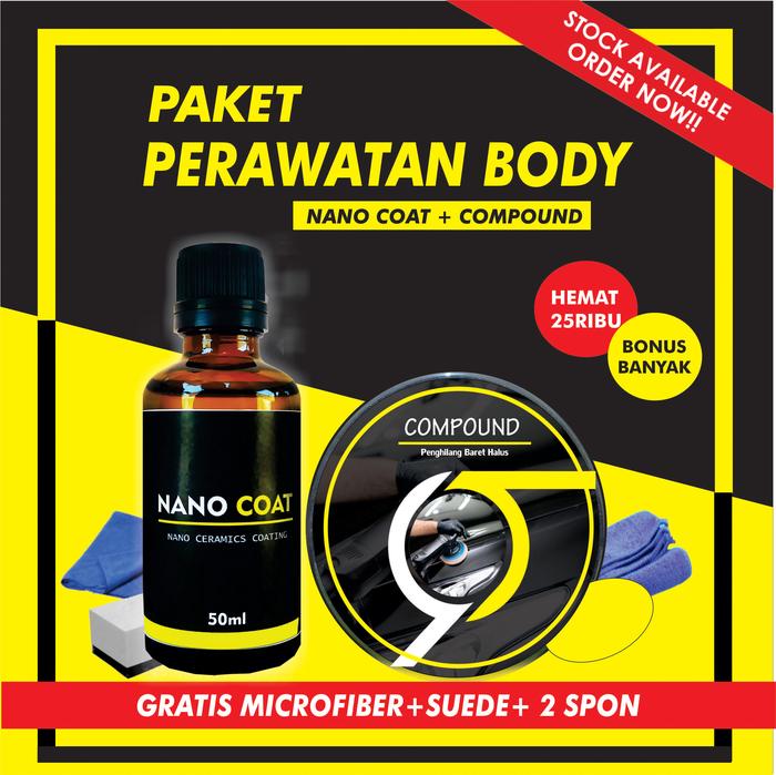 Jual NANO CERAMIC COATING - NANO COATING - PENGKILAP BODY MOBIL MOTOR ...