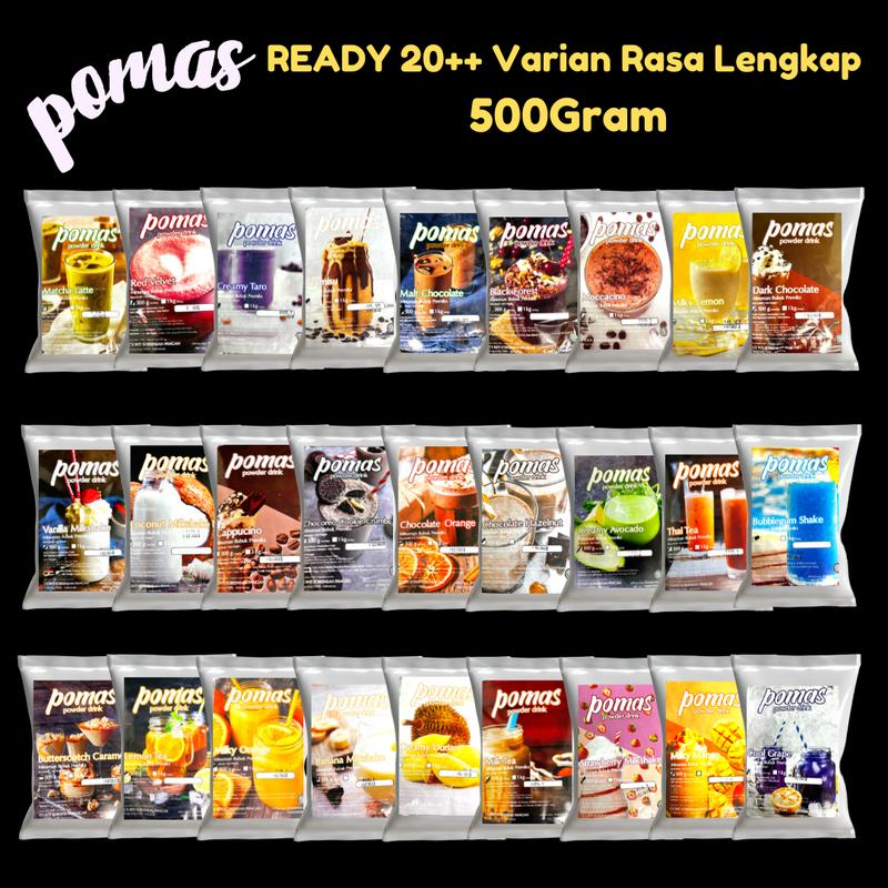 Pomas Powder Drink / Bubuk Minuman Rasa / Boba Bubble Drink 500 - Shop ...