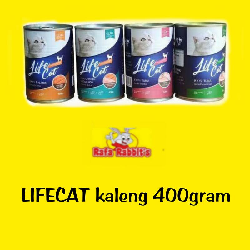 Rafa Rabbit's LifeCat Kaleng 400gr Makanan Basah Kucing Berbagai Rasa ...