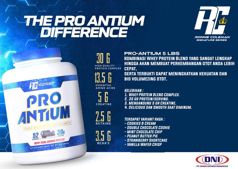 Ronnie Coleman SS Pro Antium isi 5lbs 5lb whey protein - Shop | Tokopedia