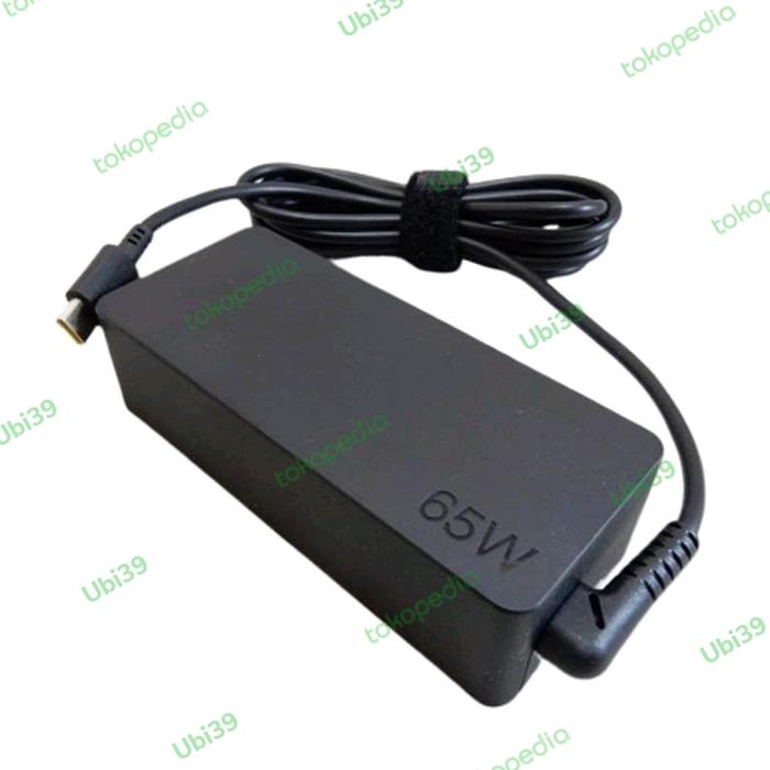 Jual Lenovo Thinkpad Charger Laptop 65W USB-C EU Plug Original Adaptor ...