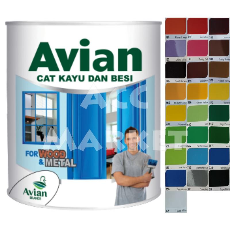 Avian Cat Kayu Besi 100cc Gloss Mengkilap Logam - Shop | Tokopedia