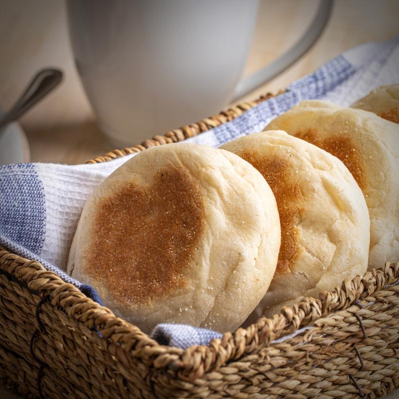Roti / Bun English Muffin fresh from oven - Shop | Tokopedia