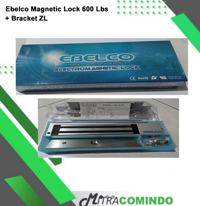 Ebelco Magnetic Lock 600 Lbs + Bracket ZL - Shop | Tokopedia