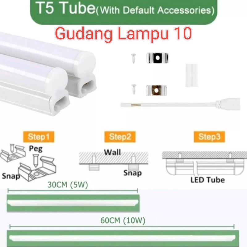 Lampu Neon TL T5 LED 6W 10W 15W 20W - Shop | Tokopedia