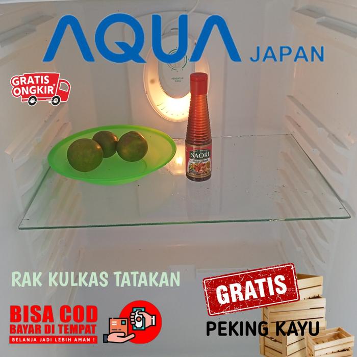 Promo RAK AQUA JAPAN TATAKAN SEKAT KULKAS 1 PINTU DAN 2 PINTU - 43cm x ...