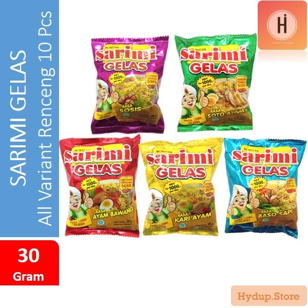 Sarimi Gelas Renceng 10+1 Lengkap dengan Sosis @30 Gram - Shop | Tokopedia