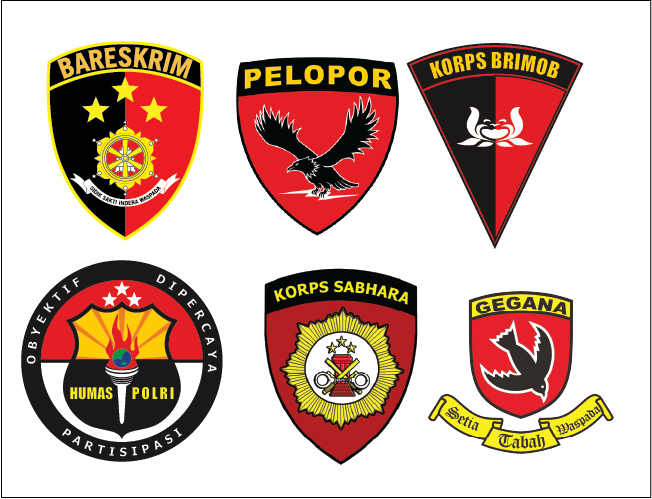 Jual STIKER VINYL LOGO-LOGO KESATUAN - PELOPOR, 30cm - Kab. Jombang ...