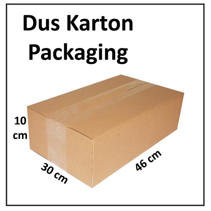 Jual Dus Box Kardus Karton Packaging Polos Ukuran 46 x 30 x 10 cm ...