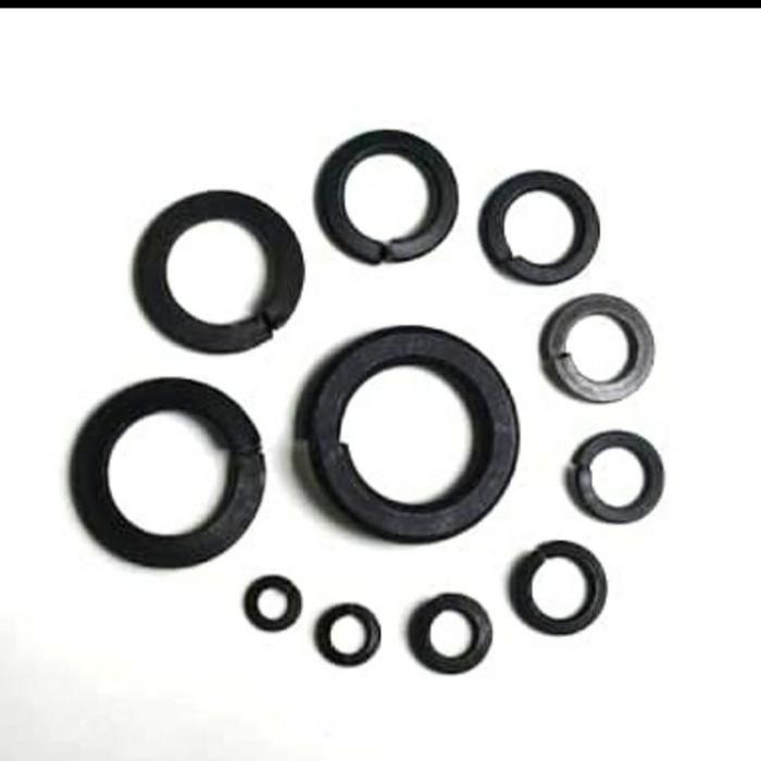 Jual ring per baja 8.8 galvanis zinc plating m10 spring washer 10mm ...