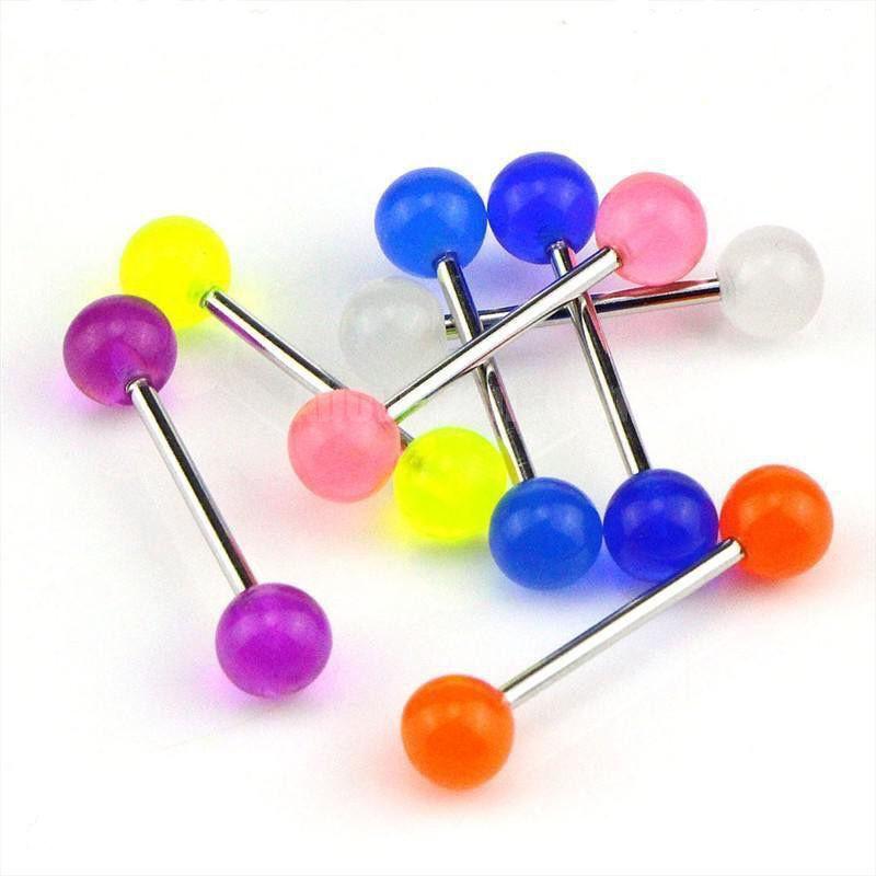 Piercing barbel stainless warna warni 1set isi 5pc - Shop | Tokopedia
