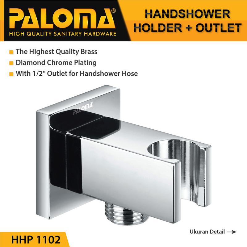 PALOMA HHP 1102 SHOWER OUTLET ELBOW WITH HANDSHOWER HOLDER - Shop ...