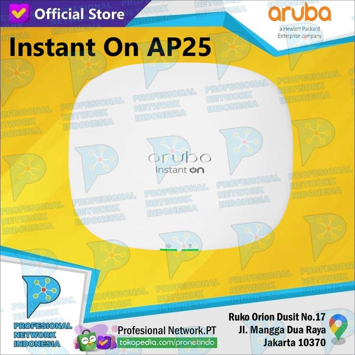 Promo S5H25A HPE Aruba Instant On AP25 / hp aruba instant on ap-25 ap ...