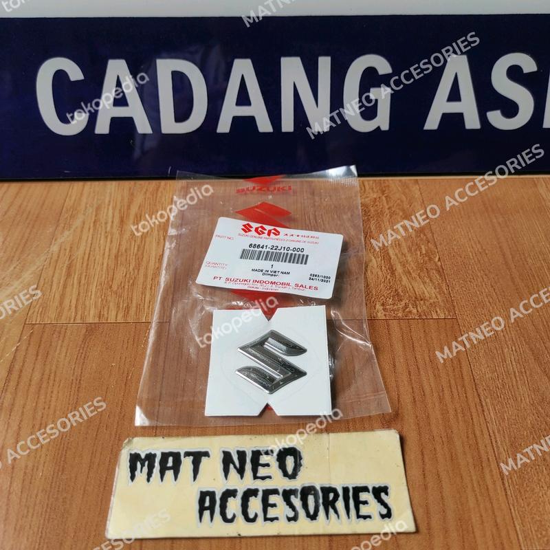 stiker logo S emblem suzuki asli satria fu skywave satria 2 tak - Shop ...