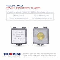 Jual Lens Fokus Laser Cutting CO2 D20 USA CVD ZNSE Anti Reflektif >2mm ...