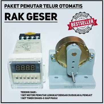 Motor Dinamo Rak Geser Timer DH48S-S Mesin Tetas Telur Full Otomatis ...