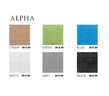 Jual ALPHA EMBOSSED MATT UK.20X20 DINDING LANTAI KERAMIK ASIA TILE ...