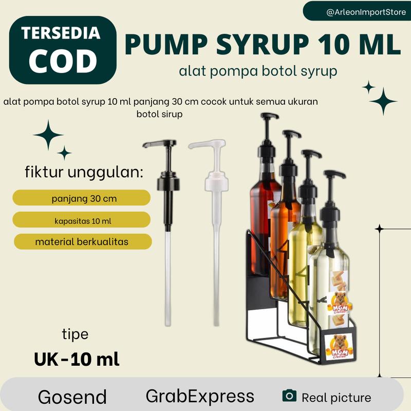 ALAT POMPA BOTOL SIRUP 10 ML , PUMP SYRUP - Shop | Tokopedia