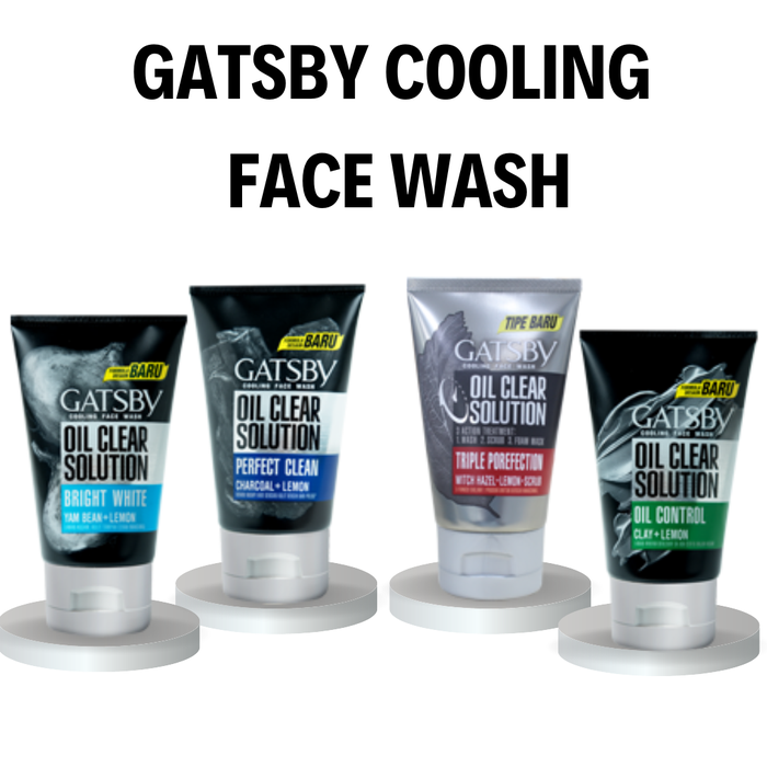 Promo Gatsby Cooling Face Wash 100g Sabun cuci muka pria cowok ...