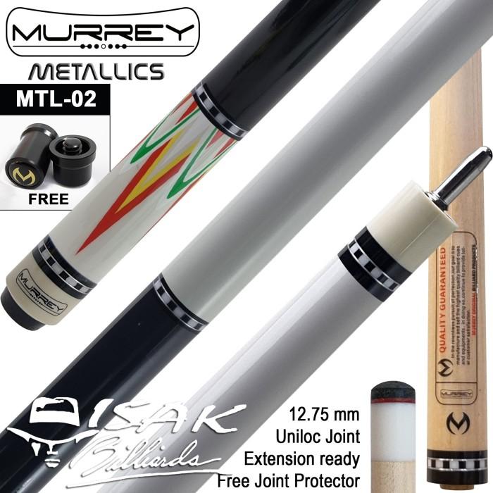 Jual Murrey Metallics MTL-02 Pool Cue - Uniloc Extension Ready Bumper ...