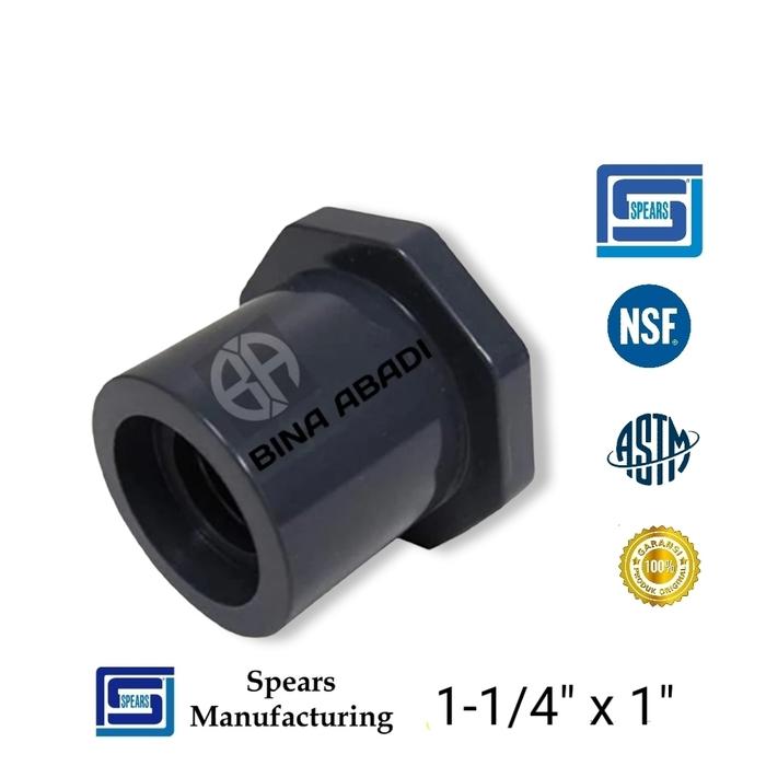 Jual Reducer Bushing PVC Sch 80 Size 1-1/4 x 1 Inch Spigot x Socket ...