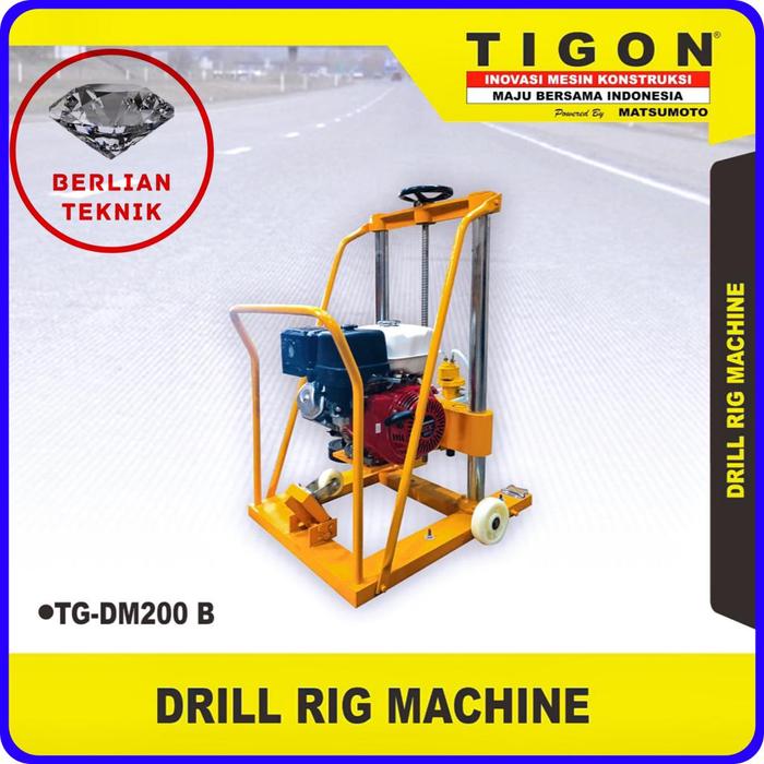 Jual Drill Rig Machine Mesin Bor Aspal Beton Tigon TG DM 200 B + Mesin ...