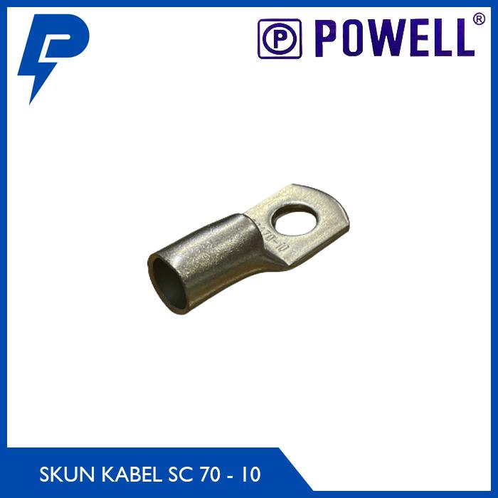 Jual Skun Kabel / Cable Lug Tembaga SC 70-10 12 70mm M10 M12 - SC70-12 ...