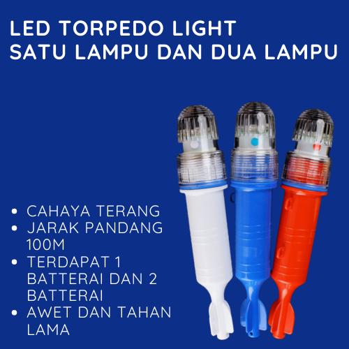 Torpedo LED Fishing Net Single Light - Lampu Nelayan Sinyal Ikan - Shop ...