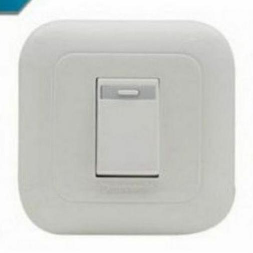 Jual Panasonic Saklar singgle/Tunggal 1 Gang 1 way WEJ5531 / WEJ5541 ...