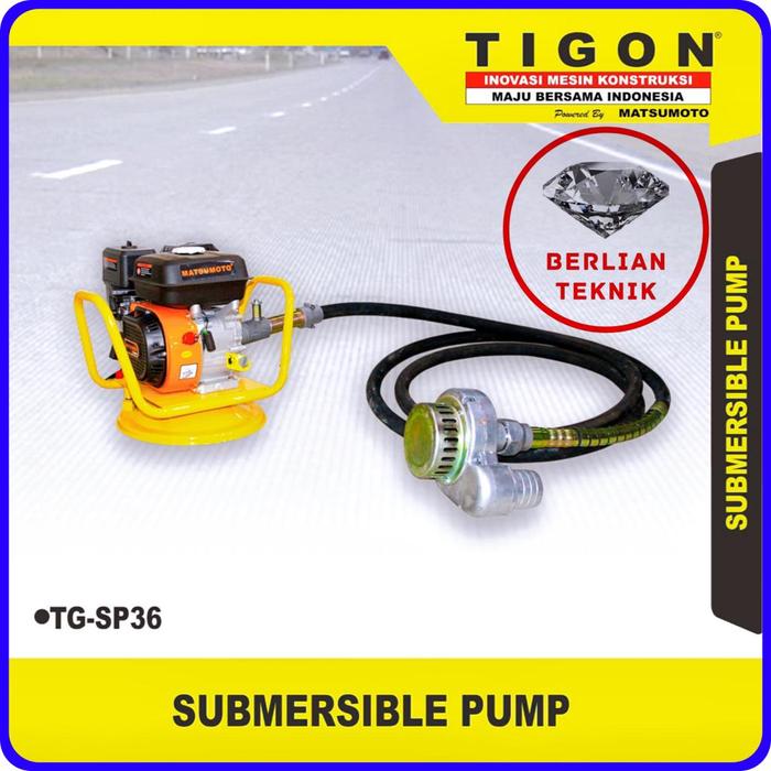 Jual Mesin Pompa Celup Engine Submersible Pump Tigon + Mesin Bensin 7 ...