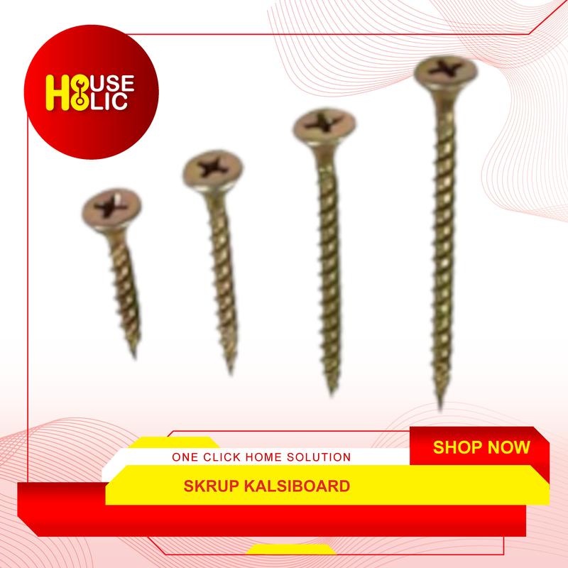 Skrup Kalsiboard Screw Calciboard Skrup Sekrup Kalsi 6 x 1" Per - Shop ...