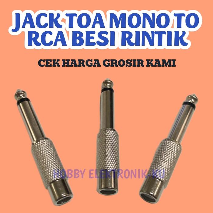 Jual JACK TOA MONO TO RCA BESI RINTIK - Kota Semarang - TOKO HOBBY ...