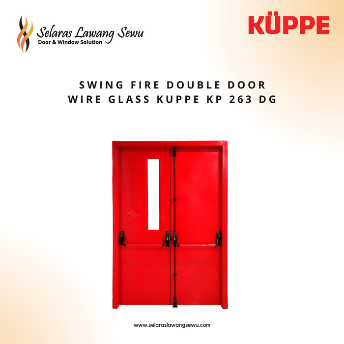 Jual Pintu Emergency Pintu Darurat Fire Door Double Wire Glass KUPPE ...