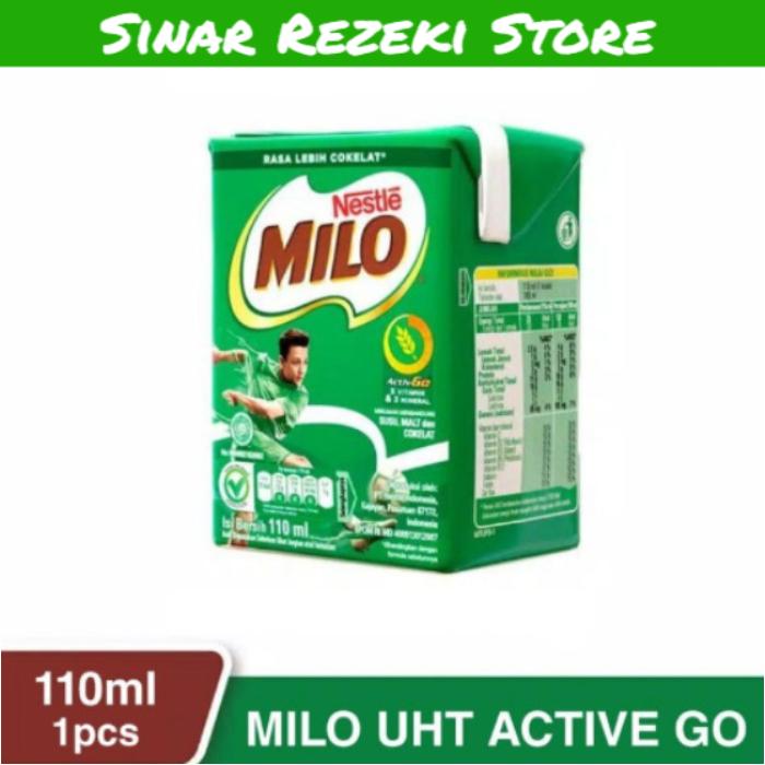 milo uht 110ml - pcs / susu cokelat / minuman sehat - Shop | Tokopedia
