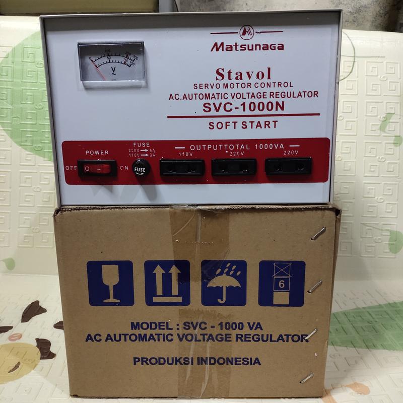 Stabilizer listrik Stabilizer/Matsunaga Stavol SVC - 1000N/Stavol ...
